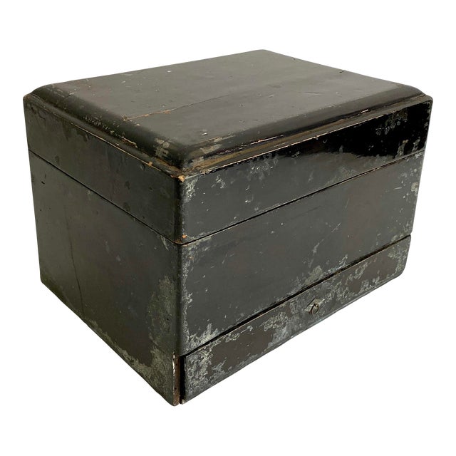 Antique Japanese Lacquered Divided Box | Chairish