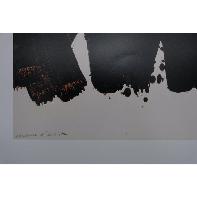 Pierre Soulages, Lithograph No. 22, Lithograph | Chairish