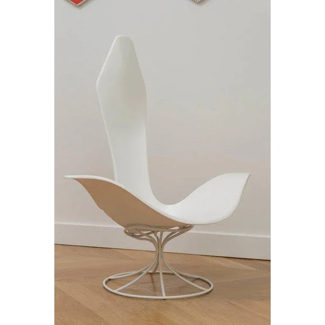 1958 Laverne Tulip Chair by Erwin & Estelle Laverne – a Sculptural Mid ...