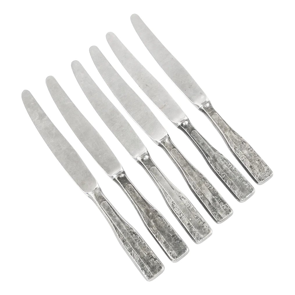 Postmodern Knives from Hefra, Poland, 1960s, Set of 6 | Chairish