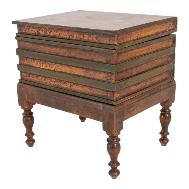 Faux Leather Bounded Books Secret Box End Table | Chairish