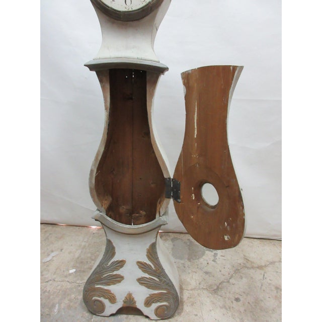 18th Century Contemporary Scandinavian Mora Gray Clock - 24 | Chairish