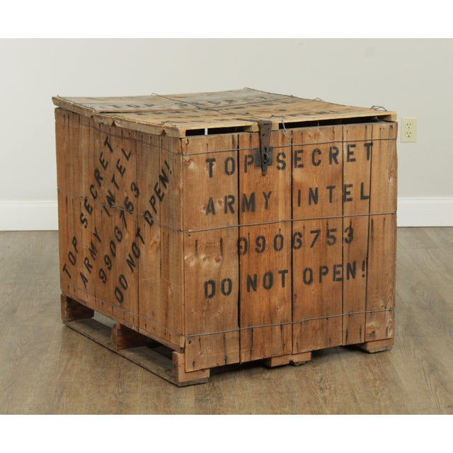 Top Secret Army Intel, Do Not Open Storage Crate, Movie, Play Prop ...