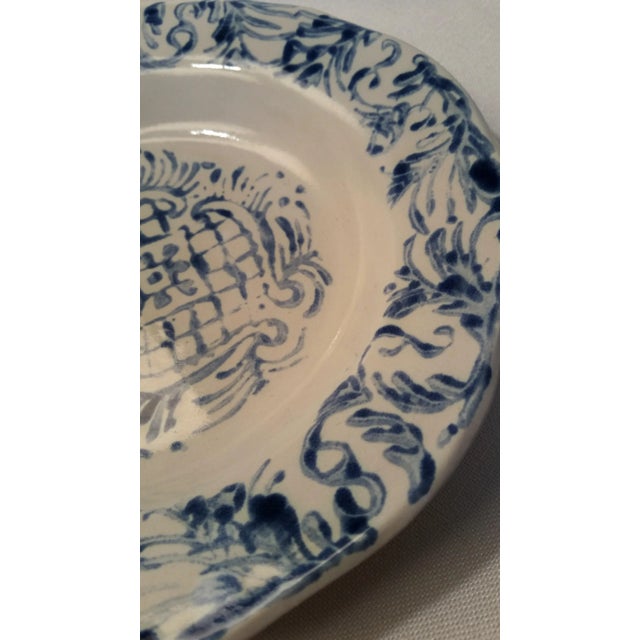 Boho Chic Hand Made and Hand Painted Soup Plate From Cabana | Chairish