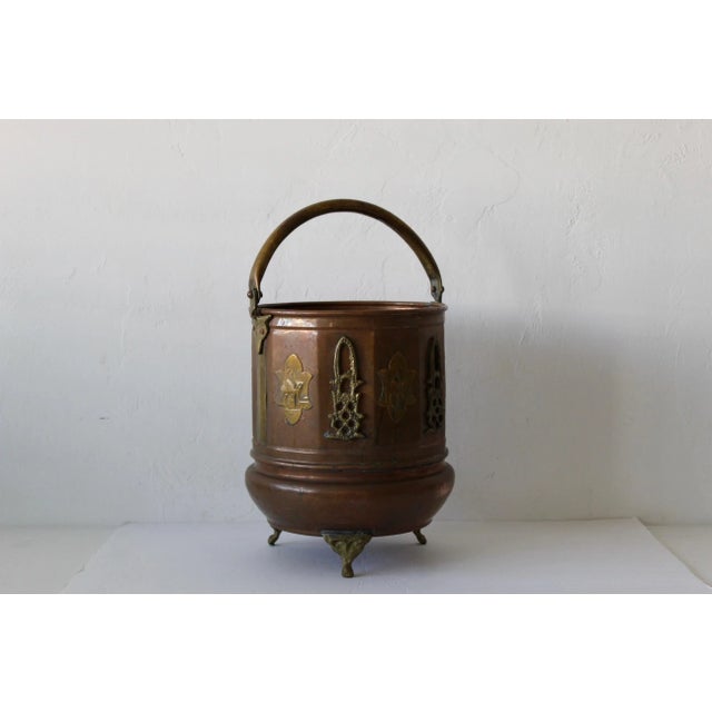 Vintage Mid Century Hand Crafted Moroccan Copper Brass Decorative ...