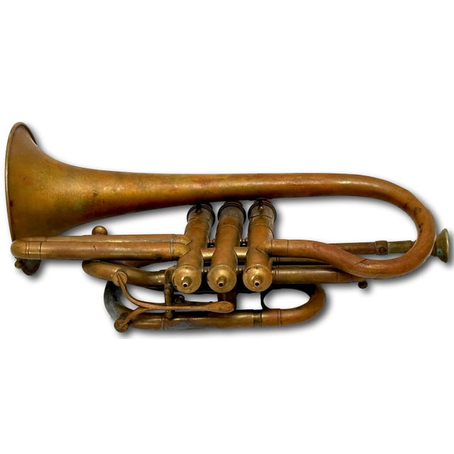 Authentic Late 19th Century Antique Brass "Shepherds Crook" Cornet ...