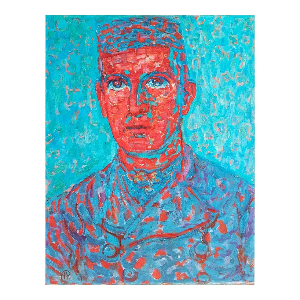 1991 After Piet Mondrian "Zeeland Farmer", Full-Color Parisian Print ...