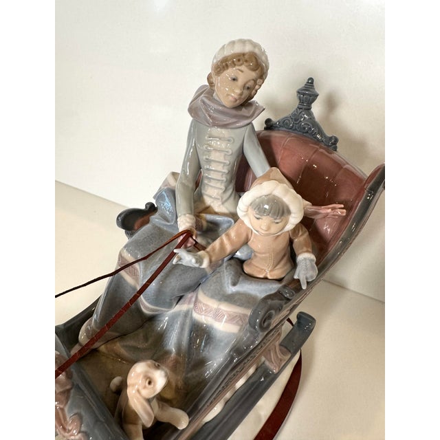 Lladró “Winter Wonderland” #1429 – Rare Christmas Reindeer & Sleigh ...