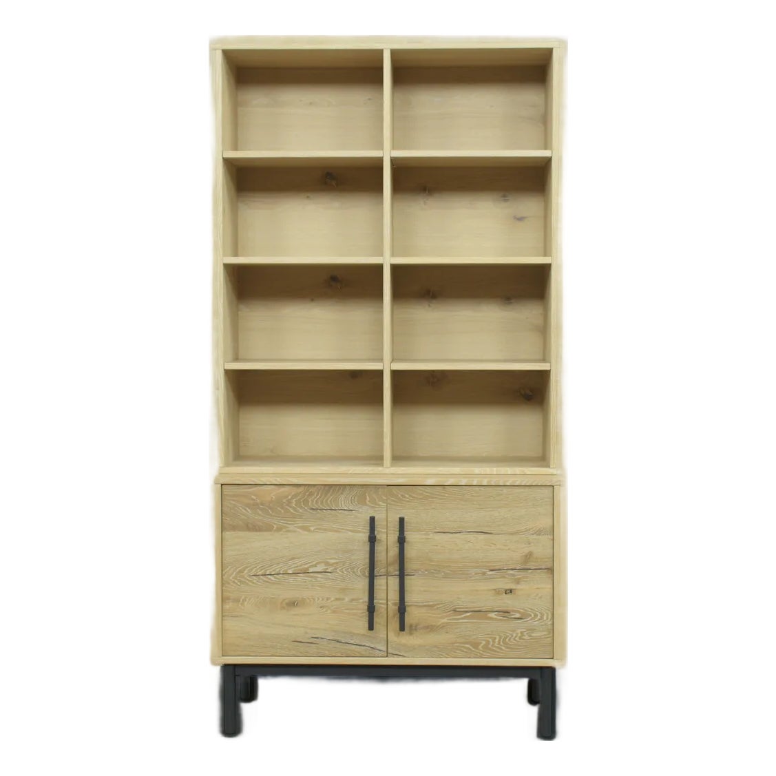 Arhaus Sullivan Bookcase With Cabinet Base | Chairish