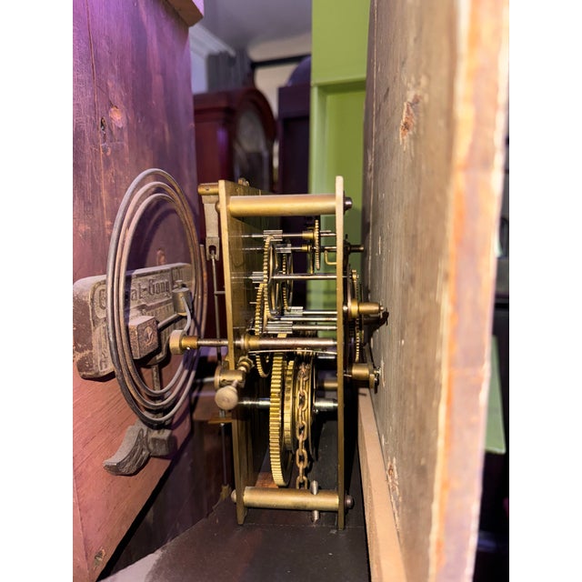 Early 1800s American Pennsylvania Dutch Grandfather Clock | Chairish