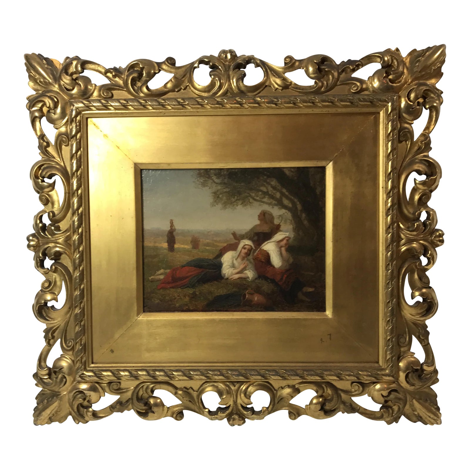 Francois Nicolas Auguste Feyen Perrin French Painting | Chairish