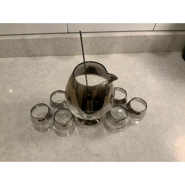 1950s Dorothy Thorpe Brandy Snifter/ Cocktail Pitcher With 6 Brandy ...