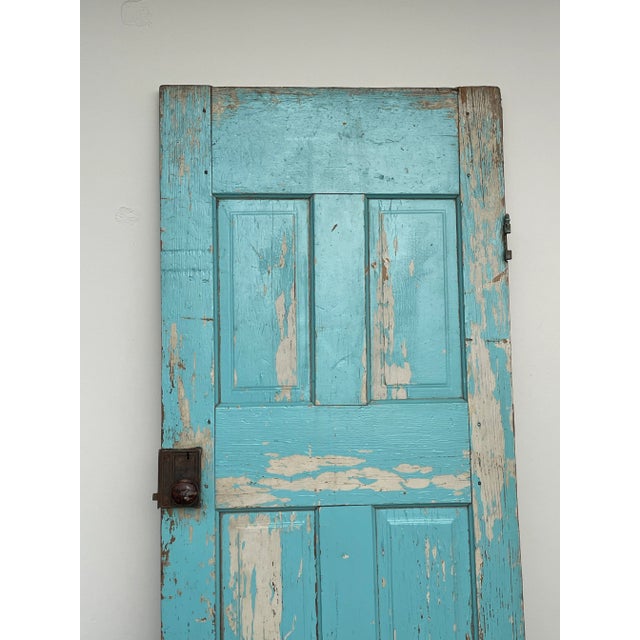 Vintage French Country Blue Door ~ Interior Rustic Distressed Farmhouse ...