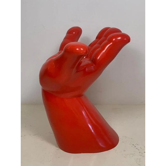 Vintage Hand Chair in Red Chairish