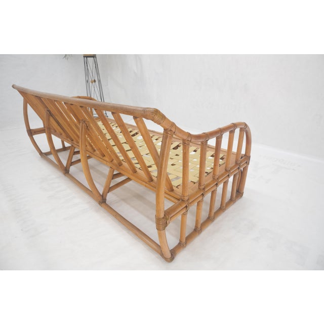 Ficks Reed Rattan Bamboo Mid Century Modern Sofa Frame | Chairish