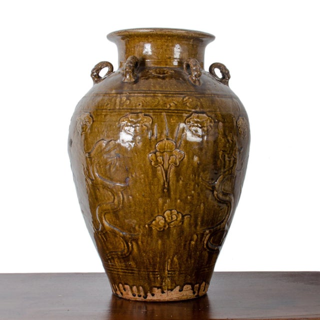 17th Century Martaban Storage Jar | Chairish
