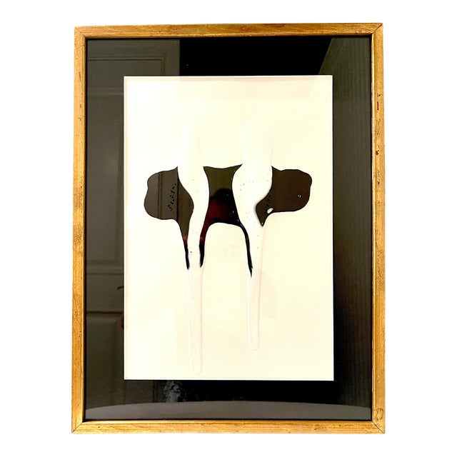 Modern Abstract Acrylic Painting "Bonding Together", Framed | Chairish