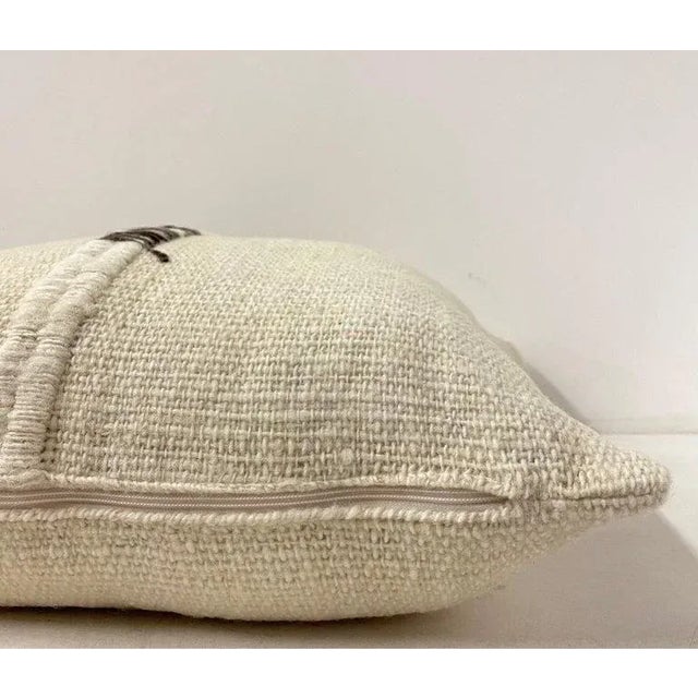 Nikko Hand Made Wool Pillow | Chairish
