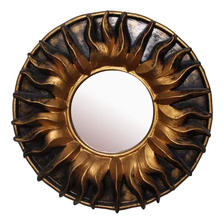 Sun Mirror by Alan Wallis, 1980 | Chairish