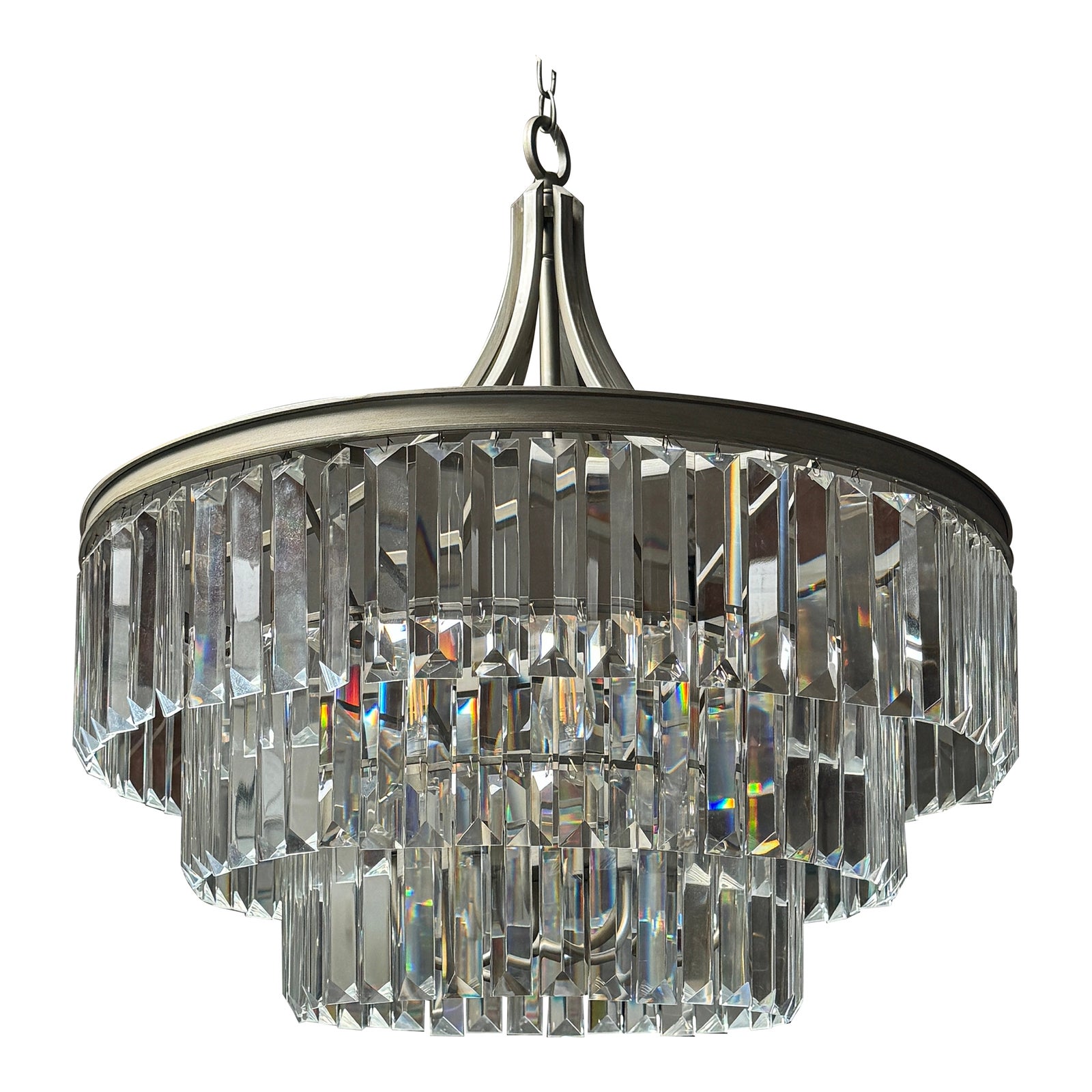 Progressive Lighting Glimmer 6-Light Chandelier | Chairish