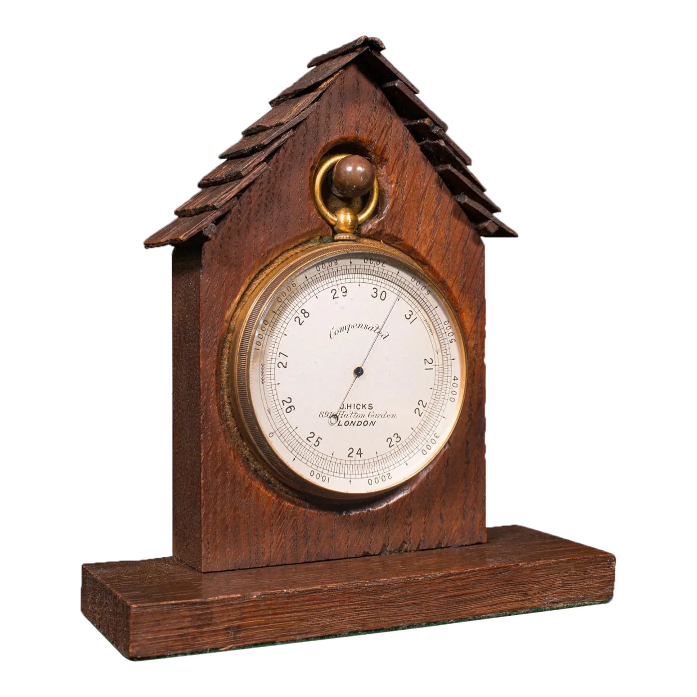 1890s Antique Victorian English Barometer Altimeter | Chairish