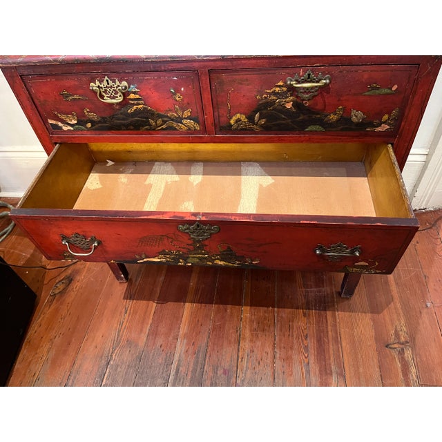 Chinoiserie Decorated Chest of Drawers | Chairish