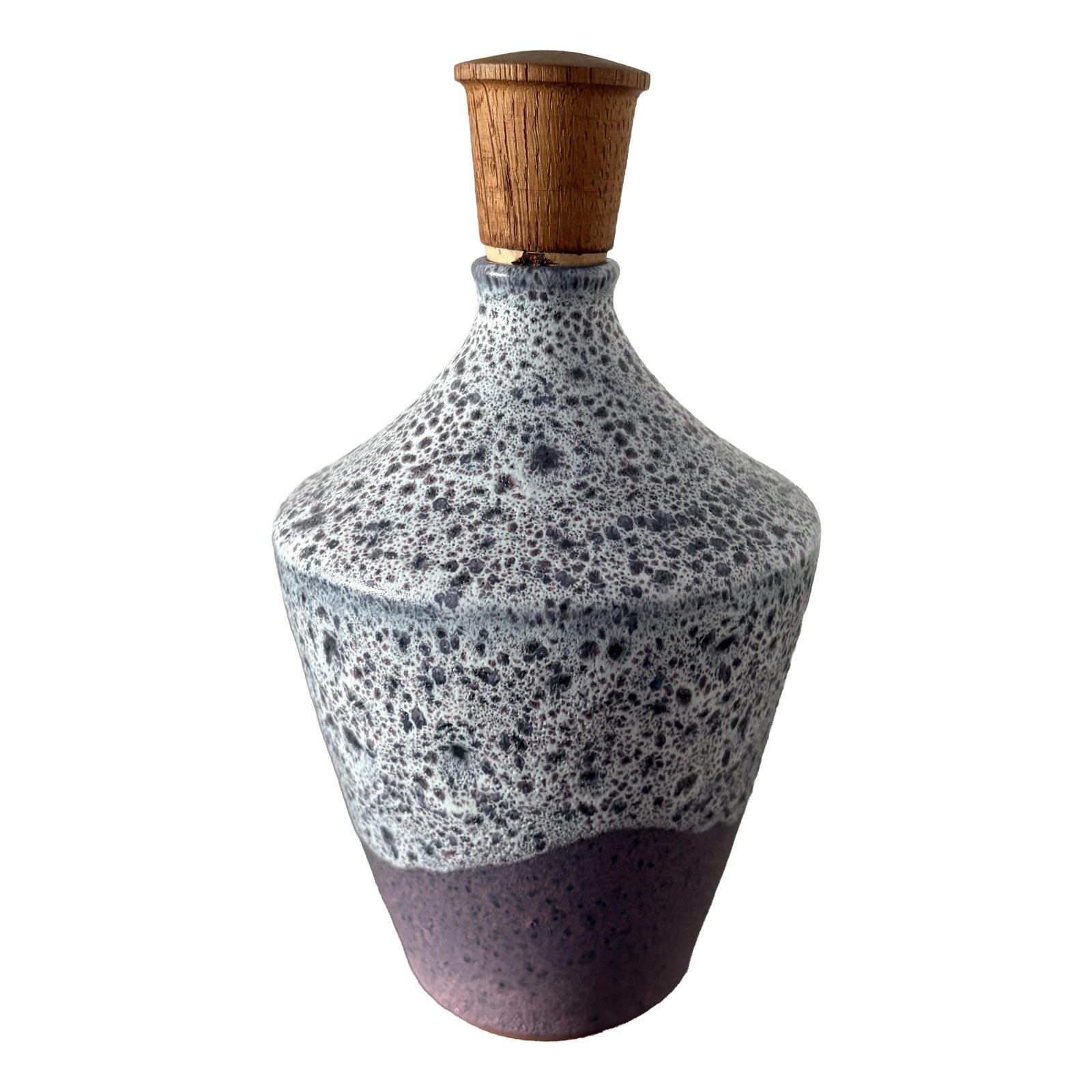 Hand-Thrown Jug with Wooden Stopper from Töpferhof Römhild, 1960s ...