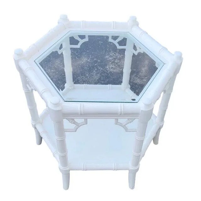 Faux Bamboo End Table by Thomasville Allegro | Chairish