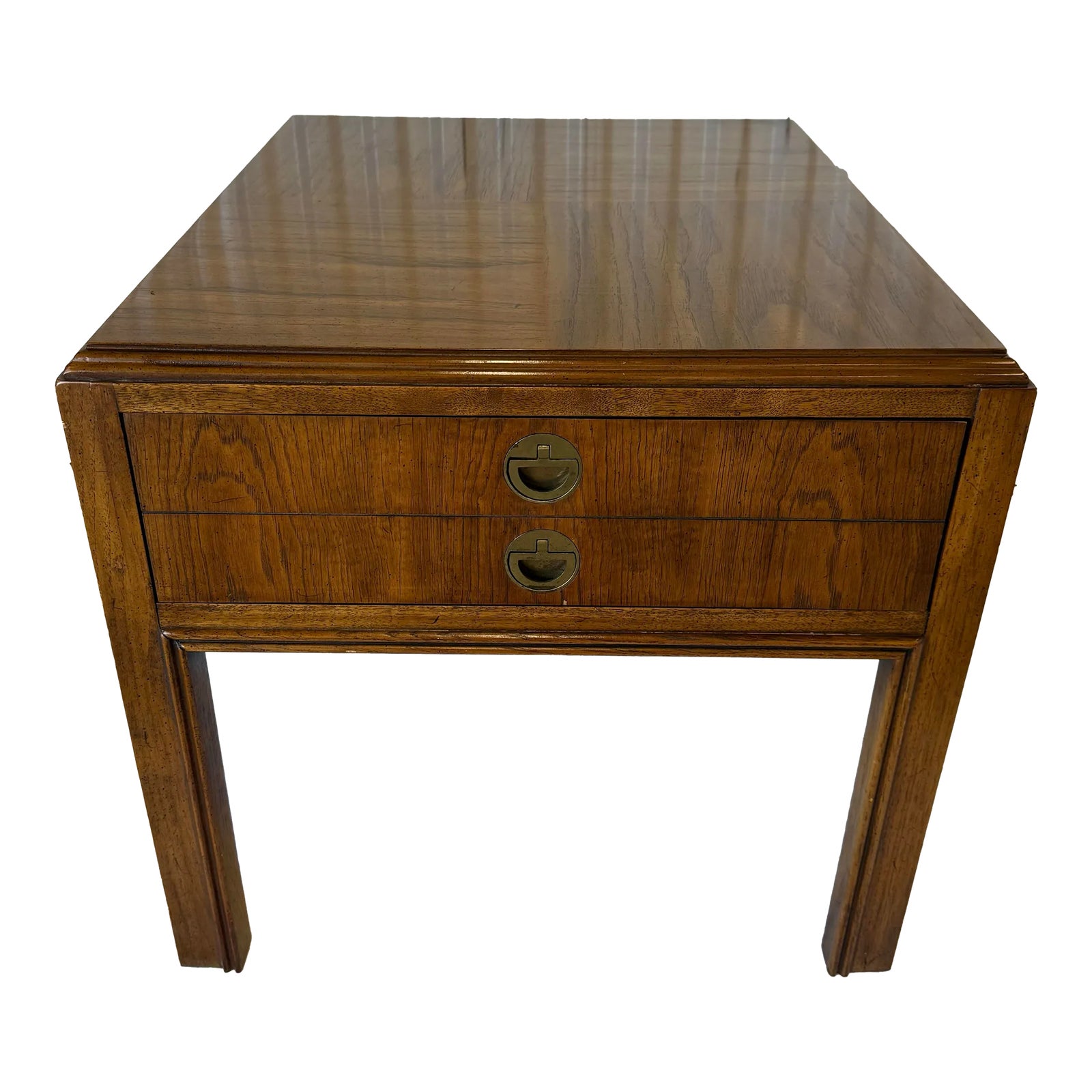 Vintage Drexel Heritage Accolade End Table / Nightstand | Chairish