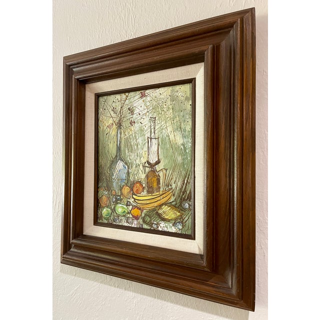 Original Mid Century Modern Abstract Still Life | Chairish