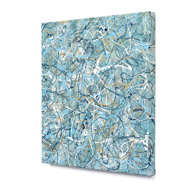 Sea Breeze 1 - Unique Expressionist Action Painting Original Artwork by ...