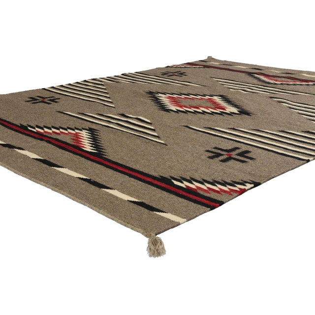 Southwest Modern Ganado Navajo-Style Rug - 05'02 X 07'00 | Chairish