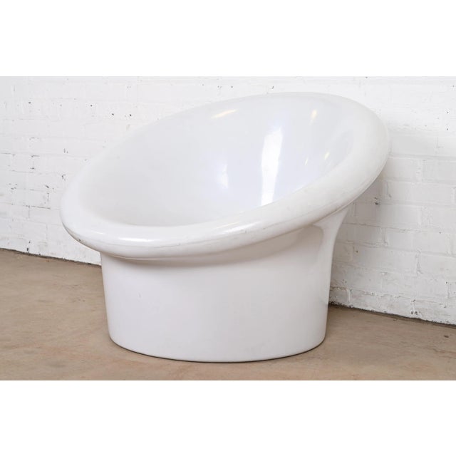 Raphael Raffel Style Mid-Century Modern Space Age Molded Plastic Indoor ...