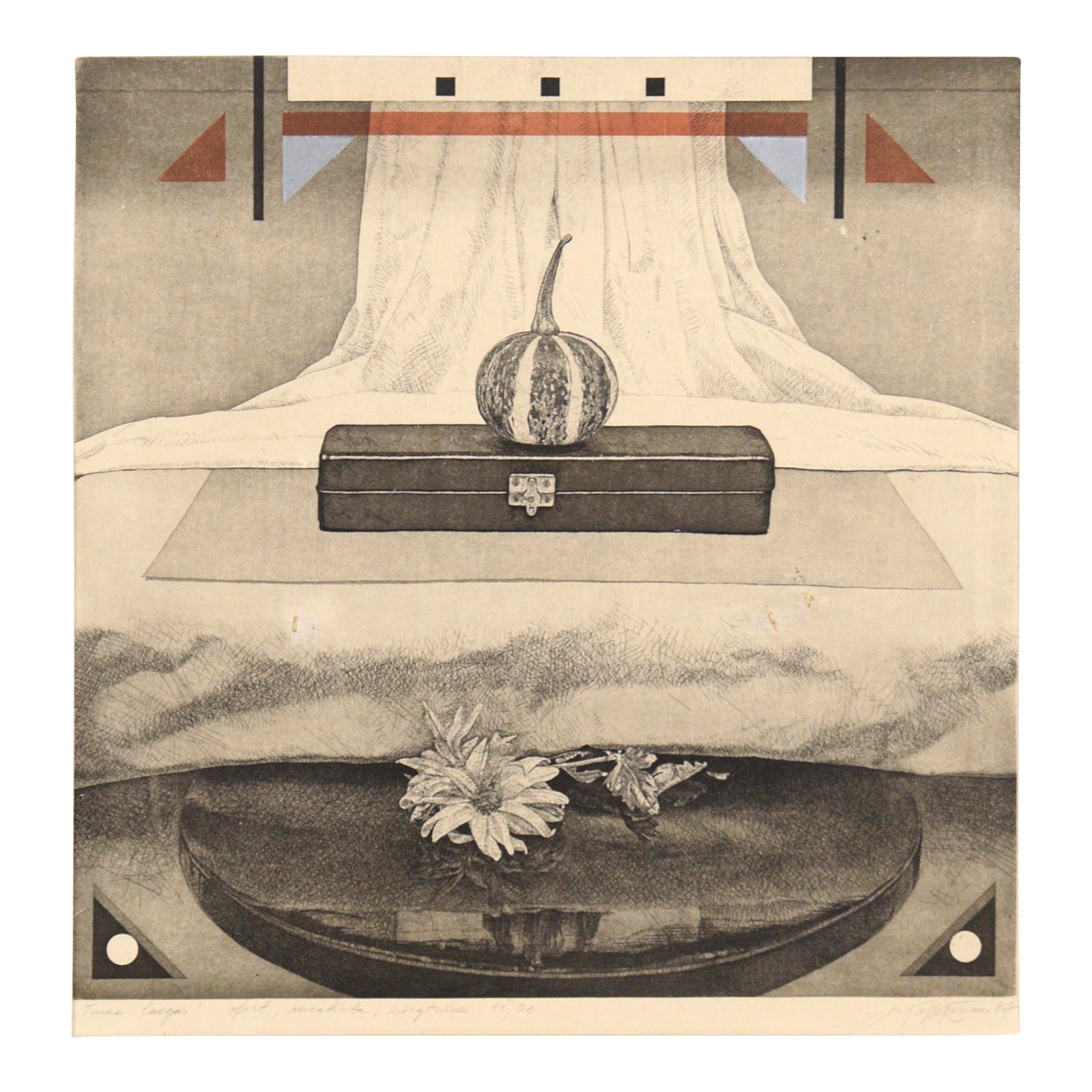 "Dark Box" Drypoint Etching With Aquatint (No. 10/20) by Benjamin ...