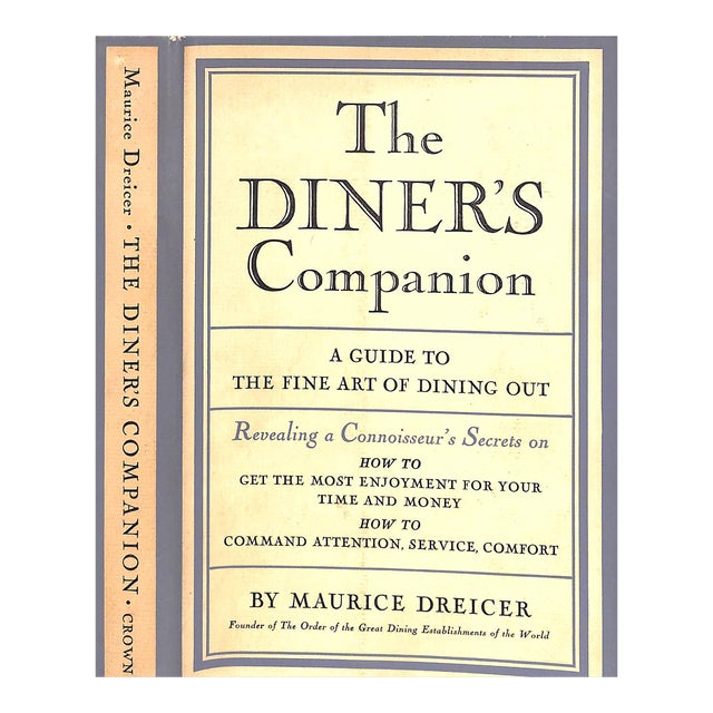 "The Diner's Companion: A Guide to the Fine Art of Dining Out" 1955 ...