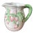 Vintage Italian Hand-Painted Strawberry Pitcher in a White Basket Weave ...