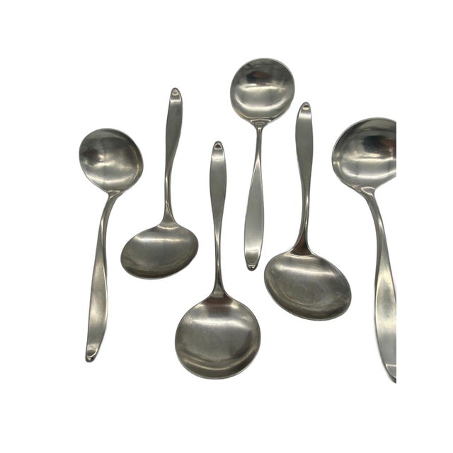 Don Wallace for Lauffer Design 2 Stainless Steel Set of 42 | Chairish