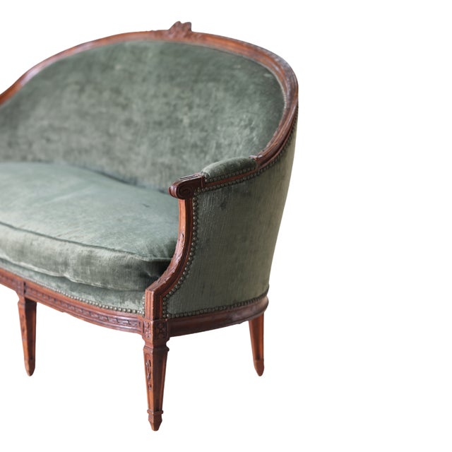 1770 French Louis XVI Settee | Chairish
