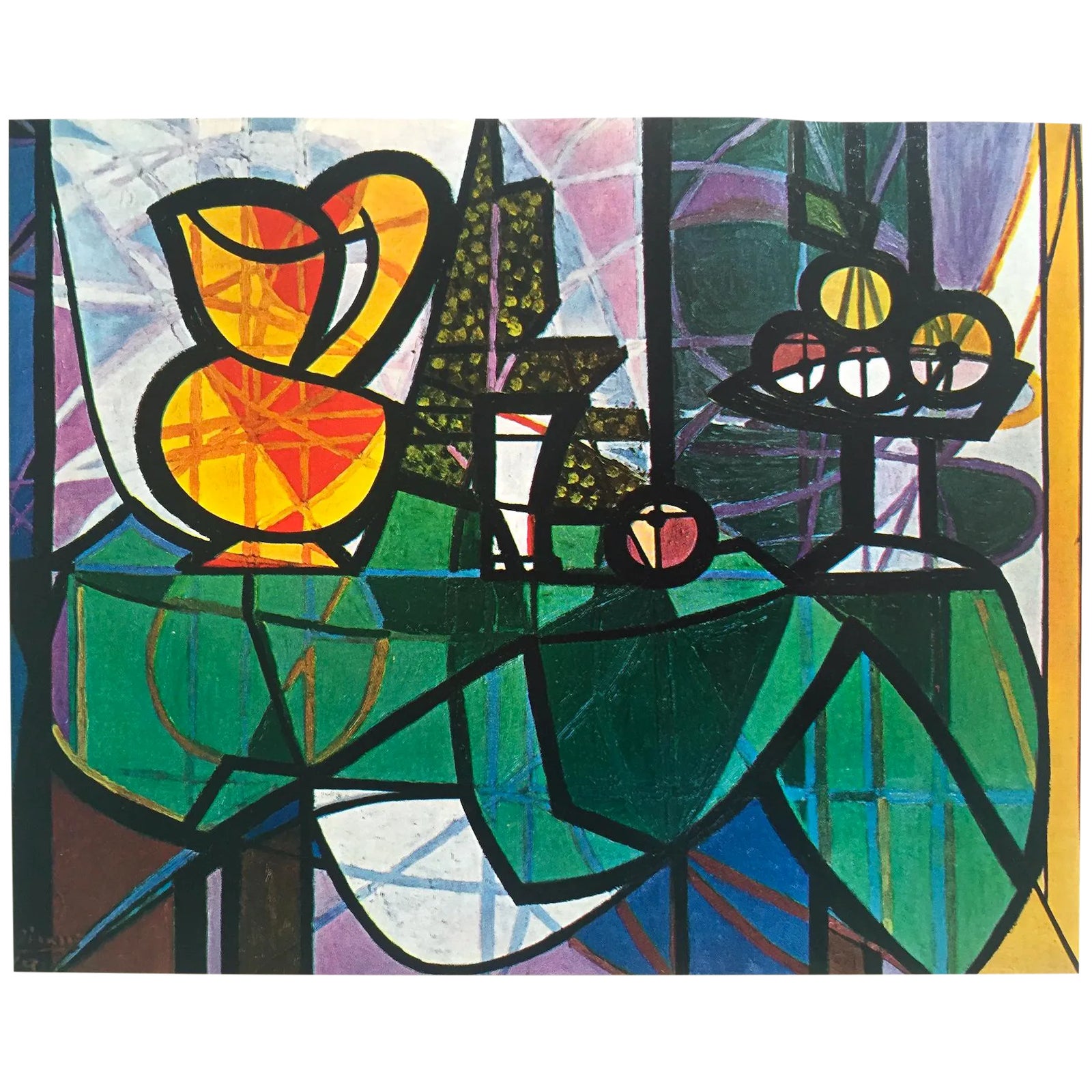 Pablo Picasso Vintage 1964 Authentic Lithograph Print " Pitcher and ...