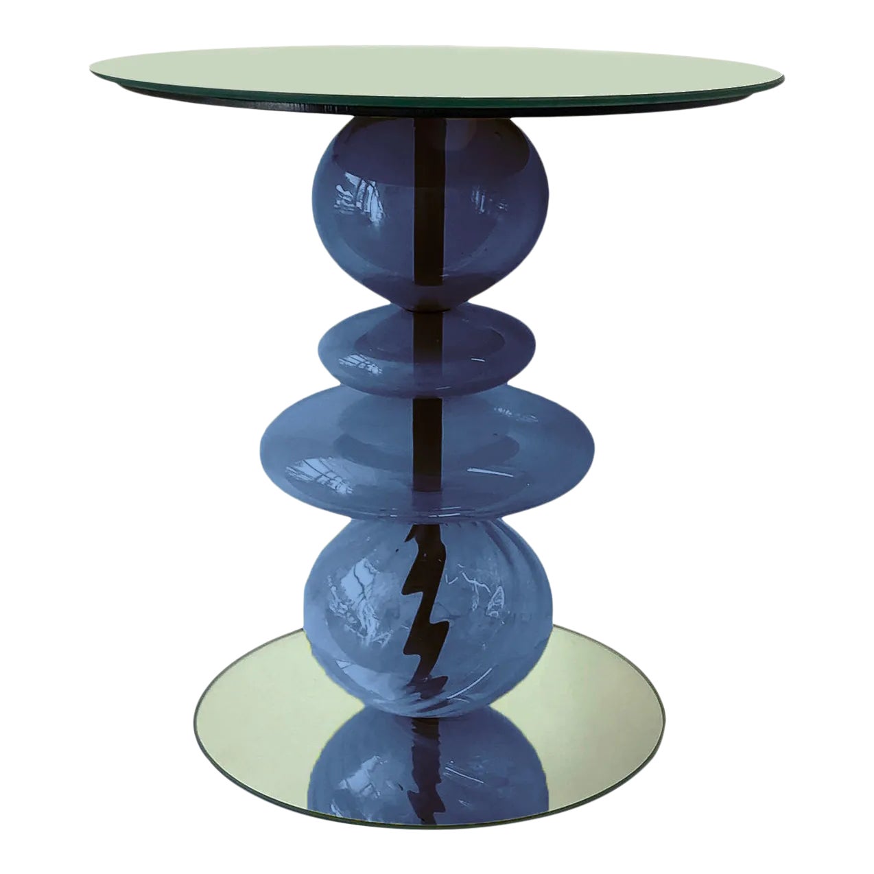 Abacus Glass Accent Table by the Drawing Room Atl in Finish Macaw ...
