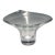 Clear Rosenthal Crystal Glass Calla Pedestal Bowl Centerpiece | Chairish