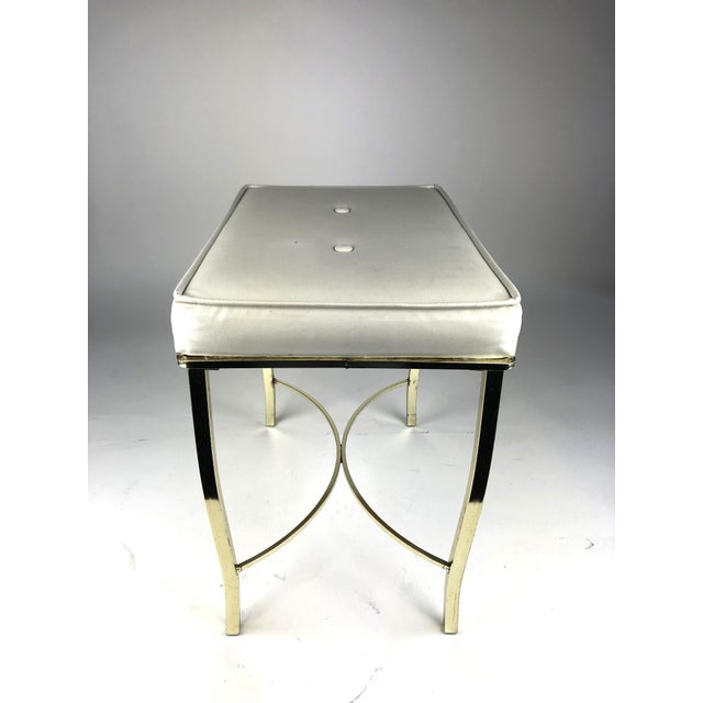 Mid 20th Century George Koch & Sons Mid Century Modern Brass & Vinyl ...