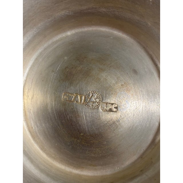 Handmade Silverplate Champagne Cooler With Elephant Head Handles | Chairish