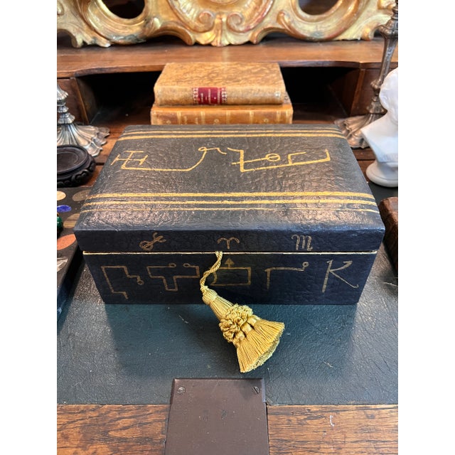 19th Century Parcel Gilded & Painted Antique Curiosity Occult "Witch's ...