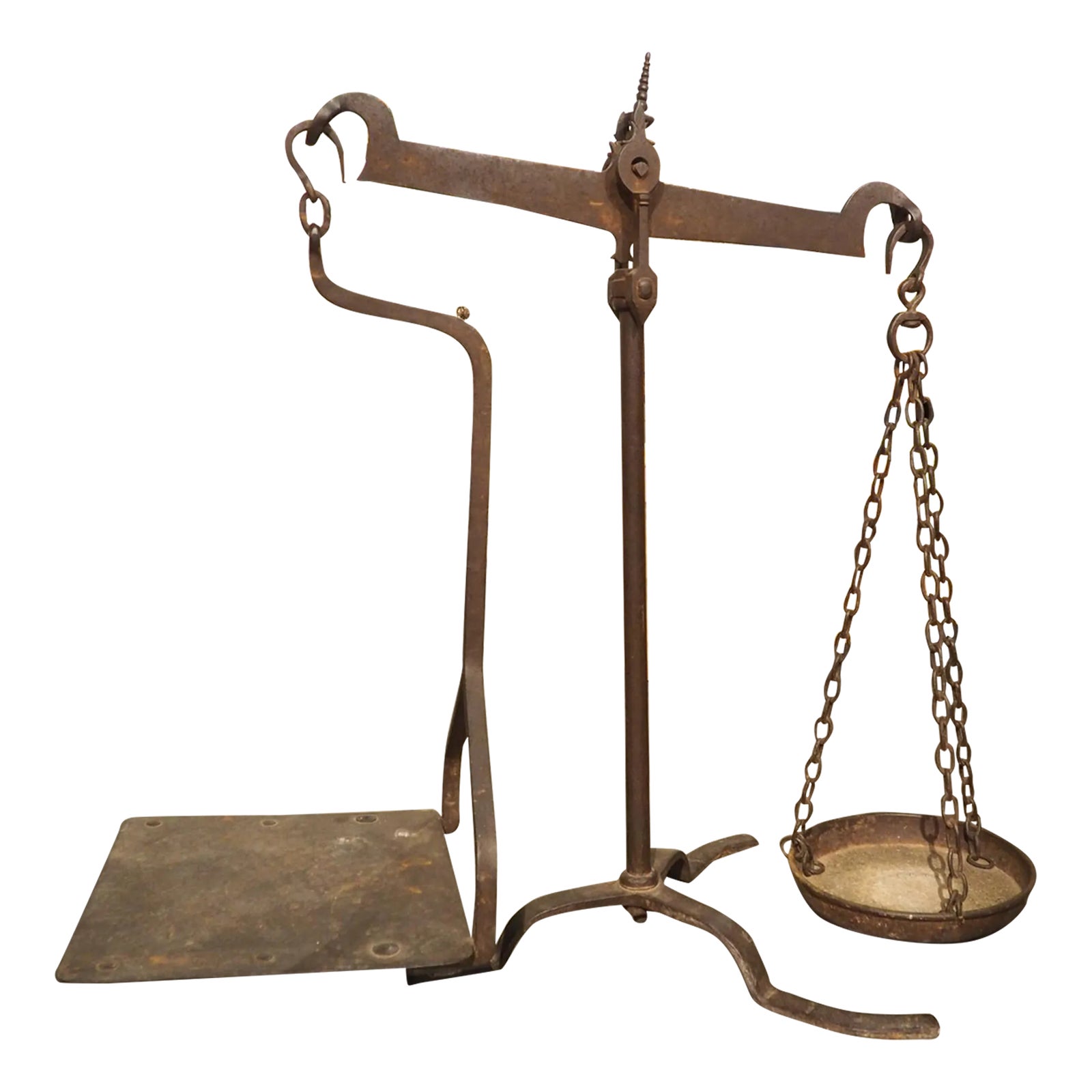 Large Wrought Iron Mid-19th Century Scale From Catalonia | Chairish