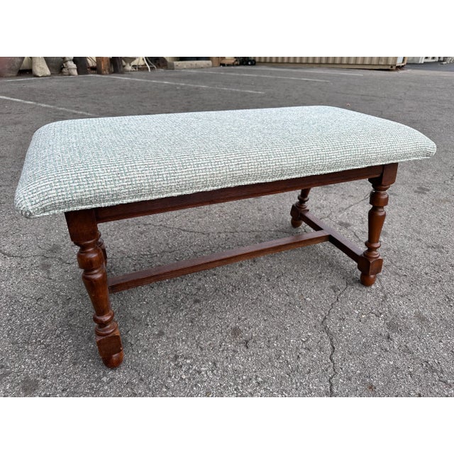 Newly Upholstered English Bench | Chairish