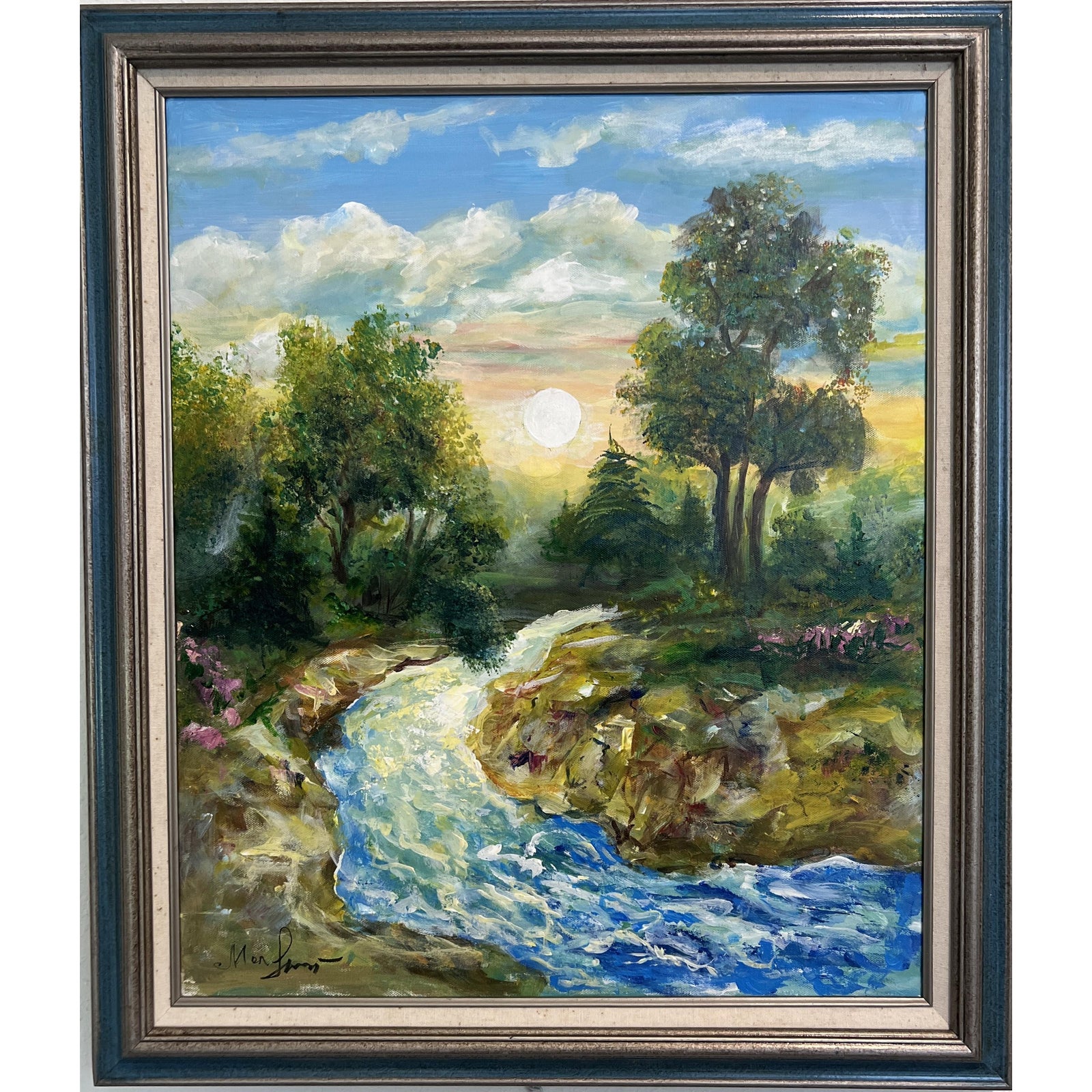 Late 20th Century Landscape by Max Shekhter (B. 1938) – Original Oil ...