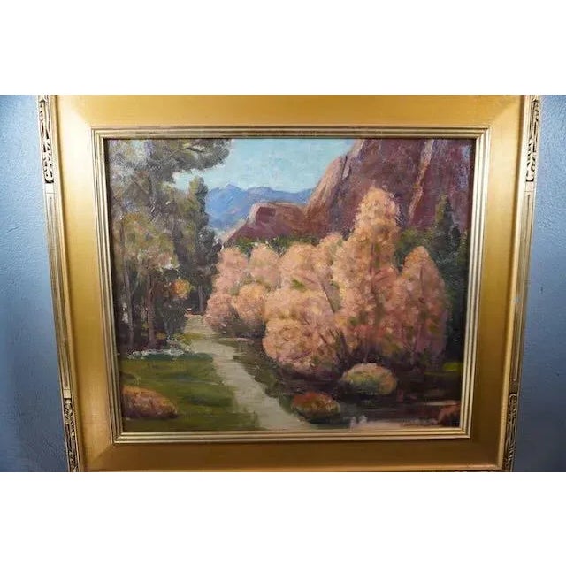 Scott Snowden - California Landscape 1930s Oil on Canvas | Chairish
