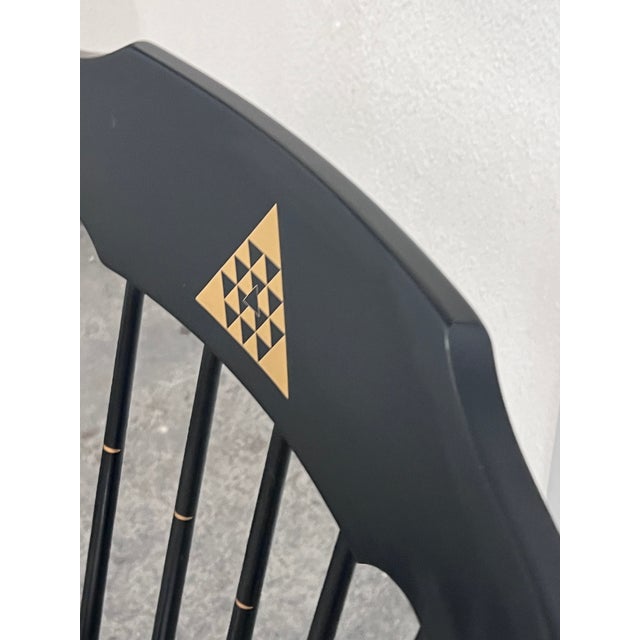 Standard Chair of Gardner the Classic Ypo Black Rocking Chair | Chairish