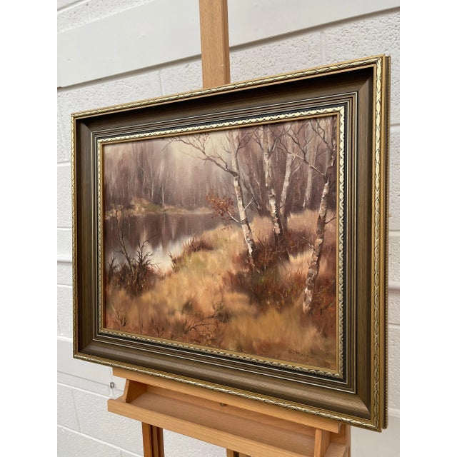 Tom Stephenson, Oil Painting of River Landscape in Ireland Countryside ...